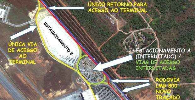 Trânsito será alterado para obras do Aeroporto de Confins - Gerais ...